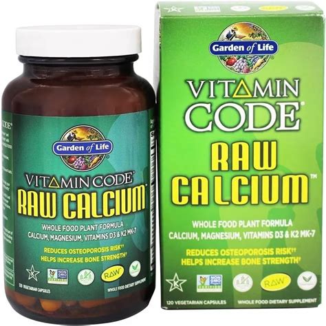 Brandclub Vitamin Code Raw Calcium 120 Capsules Pack Of 2