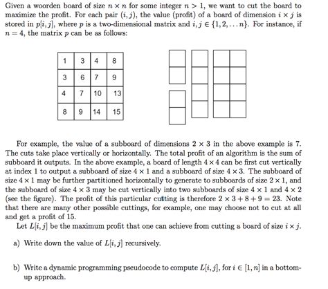 Solved Given A Woorden Board Of Size N×n For Some Integer