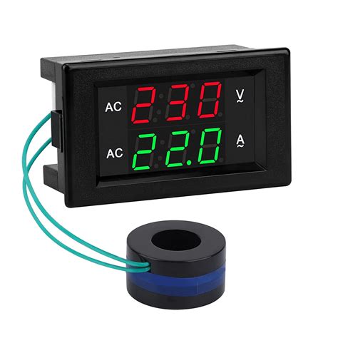Drok Volt Amp Meter Ac 500v 100a Digital Voltmeter Ammeter Panel 0 39