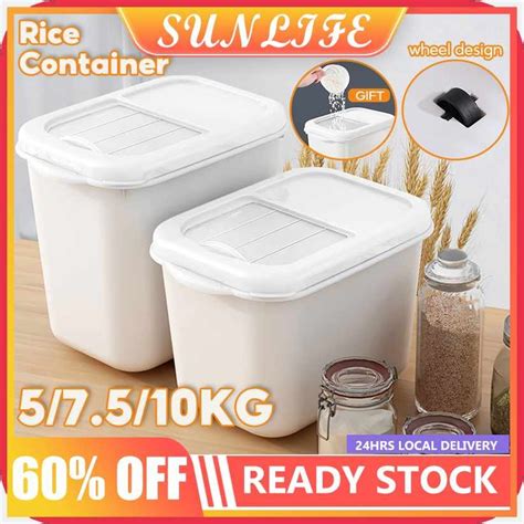 Sunlifecd Riceianddispenserevkfstorageyycontainerbhinsect Proof