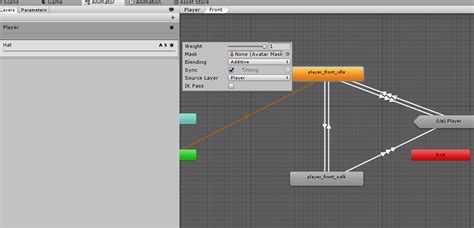 help with animation layers r unity2d