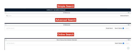 Can Not Find The Input Box In The Advanced Search Model Endnote 20 4 Mac M1 Pro Silicon