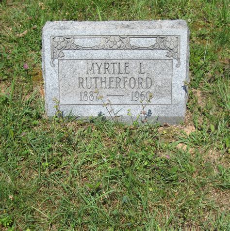 Myrtle Lucy Beall Rutherford 1887 1960 Find A Grave Memorial