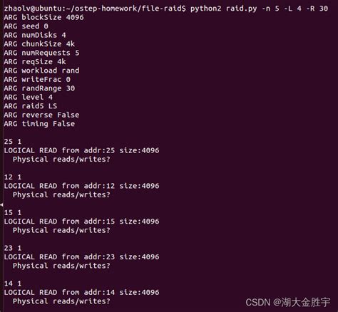 《操作系统导论》第三十八章作业 操作系统导论 38章 csdn博客
