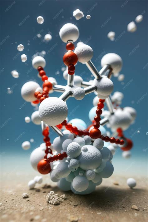 Moléculas De Zeolita Que Se Unen A Elementos Tóxicos En El Agua Reactividad Insight 6 Foto Premium