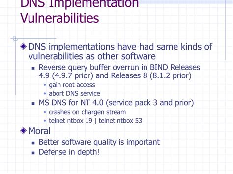 PPT Network Protocols TCP DNS BGP And Vulnerabilities PowerPoint Presentation ID 5715043