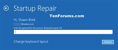 Run Startup Repair In Windows Tutorials