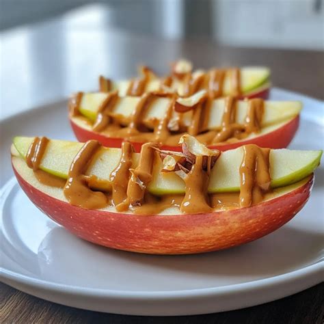 Apple Peanut Butter Snack Boats Recipe Irresistible Tasty Twist