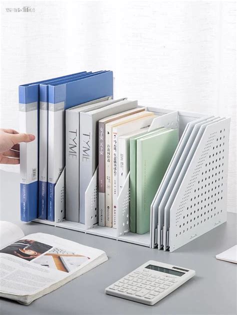 Vertical Folder Storage Box Bookshelf Rack Storage