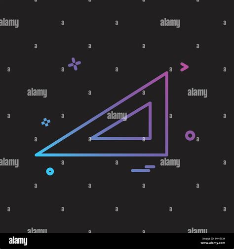 Geometry Scale Icon Design Vector Stock Vector Image And Art Alamy