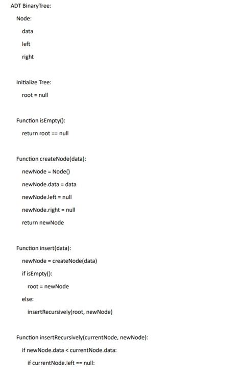 Solved Inordercurrentnodeleft Result