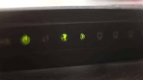 Light Indicator For Power Internet Wan Lan And Wi Fi Blinking And Flashing On Modem Router