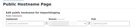 Cloudflare Tunnel To Domain Root Configuration Proper Configuration