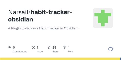 GitHub Narsail Habit Tracker Obsidian A Plugin To Display A Habit Tracker In Obsidian