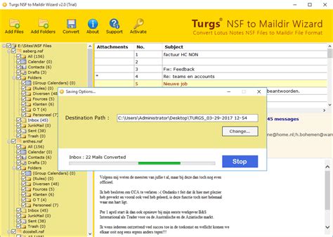 Nsf To Maildir Wizard Import Domino Nsf To Dovecot Courier Mail Server