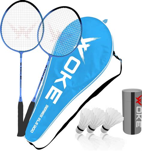 Buy Woke Xls900 Badminton Racket Set Oval Aluminum Head Shape High