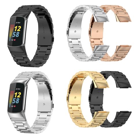 Stainless Steel Fitbit Charge 6 Strap Caseface