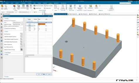 optimize design with nx cad pattern feature command