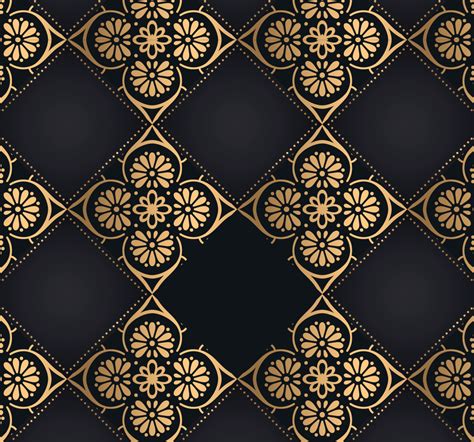 Geometric Tile Elegance Baroque Wallpaper
