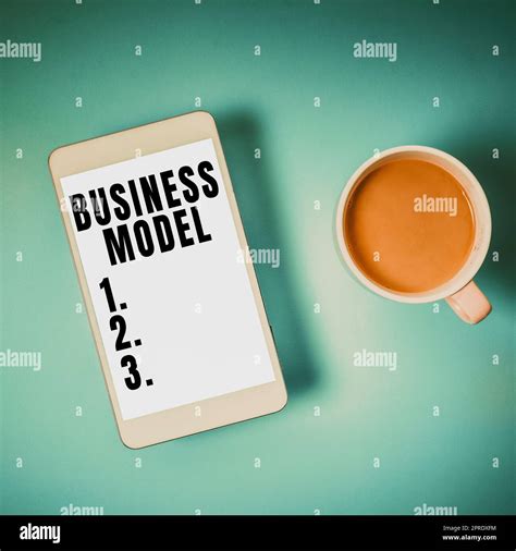 Conceptual Display Business Model Internet Concept Model Showing How A Company Operates To