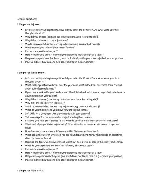 Interview Prompts Pdf Psychology Behavioural Sciences