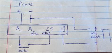 simple relay circuit r askanelectrician