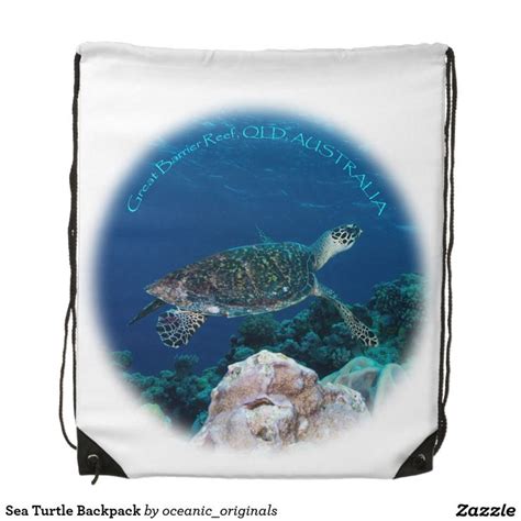 Sea Turtle Backpack Zazzle Sea Turtle Backpacks Turtle