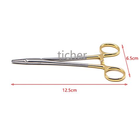 치과 바늘 홀더 플라이어 Tc 헤드 포함 125cm 길이 독일 재사용 가능 스테인리스 스틸 교정 겸자 수술 기구