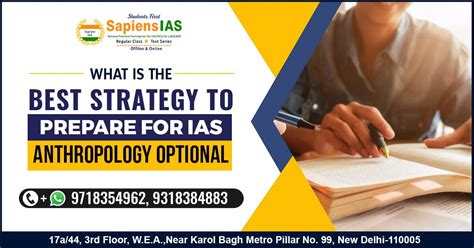 What Is The Best Strategy To Prepare For IAS Anthropology Optional