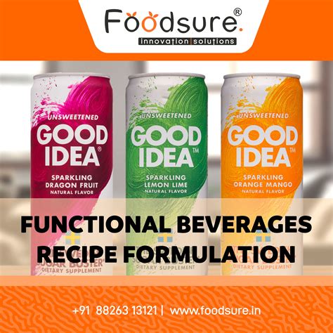 Functional Beverages Recipe Formulation In Delhi India Foodsure