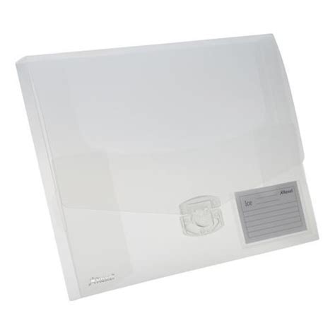 Rexel Ice Document Box Polypropylene 25mm A4 Translucent 2102027