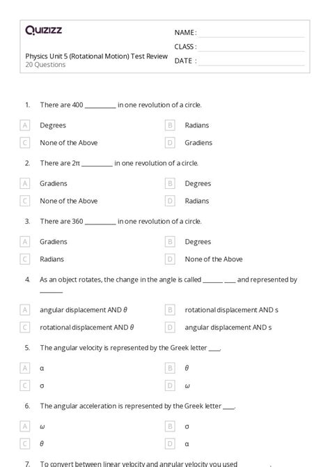 50 Torque And Equilibrium Worksheets For 11th Year On Quizizz Free And Printable