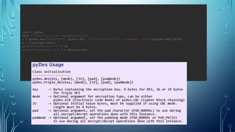 Cryptography Using Python Ppt
