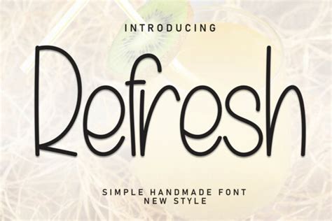 Refresh Script Font Download Free Font