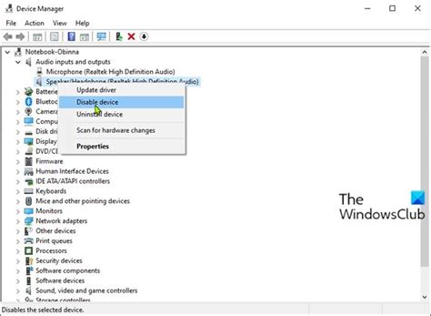 How To Enable Or Disable Sound Output Device In Windows 11