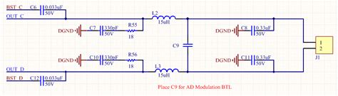 How Can I Model The LC Output Filter For This BTL Audio IC Using SPICE Electrical Engineering
