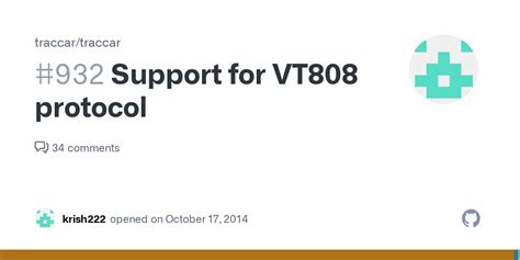 support for vt808 protocol · issue 932 · traccar traccar · github