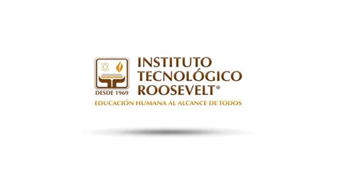 Instituto Tecnológico Roosevelt Cortinilla Logo Con Sombra Primero De