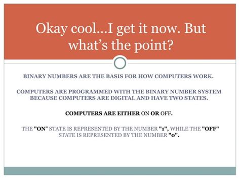 Binary Numbers Ppt