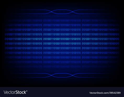 Graphics Design Concept Binary Code Assigns Vector Image
