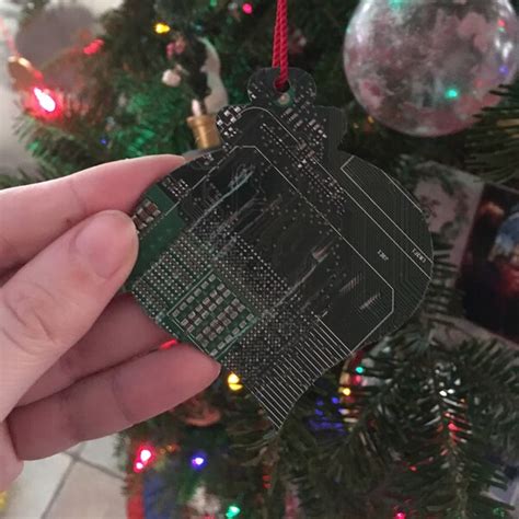 Circuit Board Ornament Computer Programmer Ornament Software Engineer