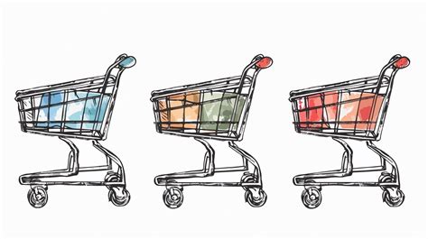 Hand Drawn Style Shopping Cart Design Vector Illustration Premium Ai Hand Drawn Style Shopping Cart Design Vector Illustration Premium Ai