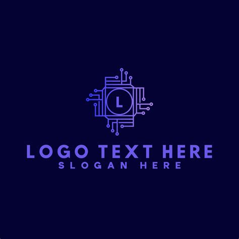 Electronics Circuit Tech Logo Brandcrowd Logo Maker Brandcrowd