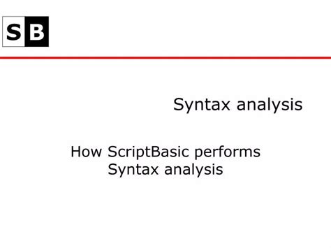PPT Syntax Analysis PowerPoint Presentation Free Download ID 690924