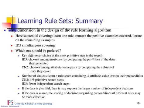 PPT Learning Set Of Rules PowerPoint Presentation Free Download ID