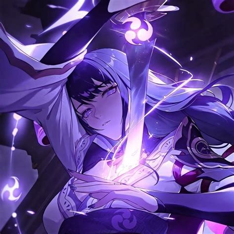 Raiden Shogun Ei Genshin Impact Aesthetic Anime Anime Wallpaper Anime Art