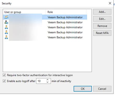 Veeam Backup Replication Multi Factor Authentication ZEKİ SÜKÜT