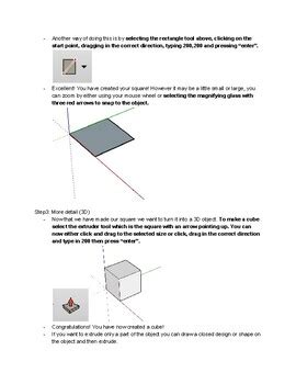 SketchUp Lesson For Beginners By Andrew Canobra TPT