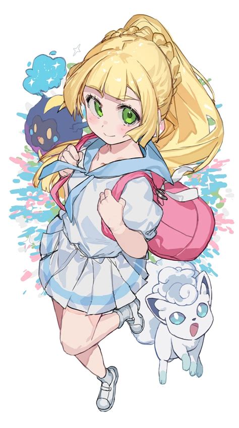 Lillie Alolan Vulpix And Cosmog Pokemon And 1 More Drawn By Ranf