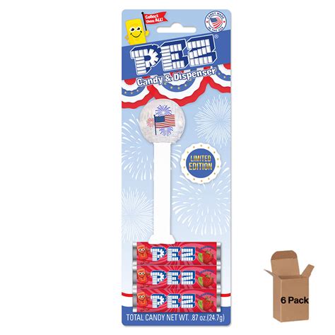 Usa Flag Pez Exclusive 6pk Bundle Pez Candy